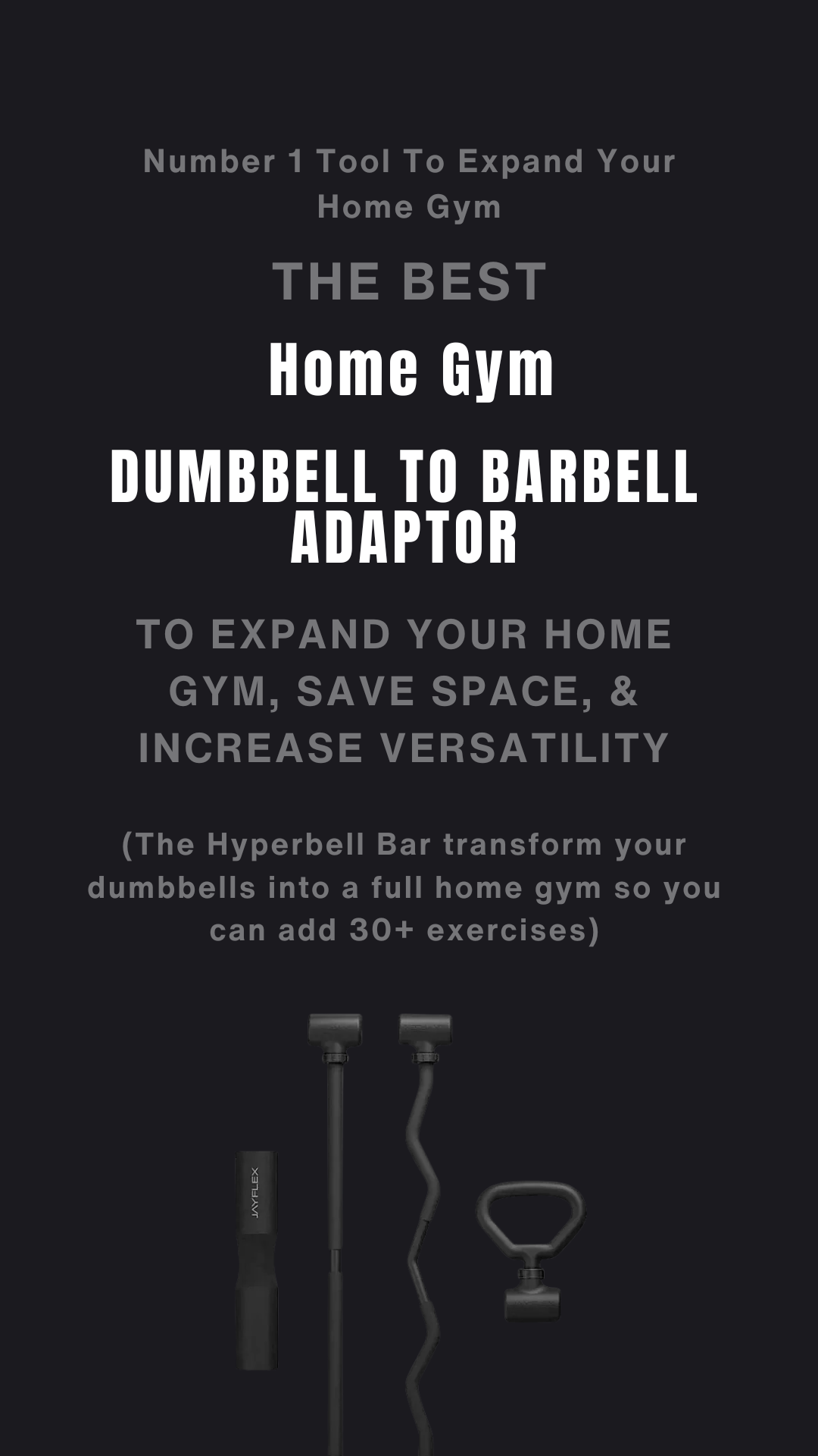 Hyperbell Bar: Turn Dumbbells into a Barbell at Home - Jayflex ...